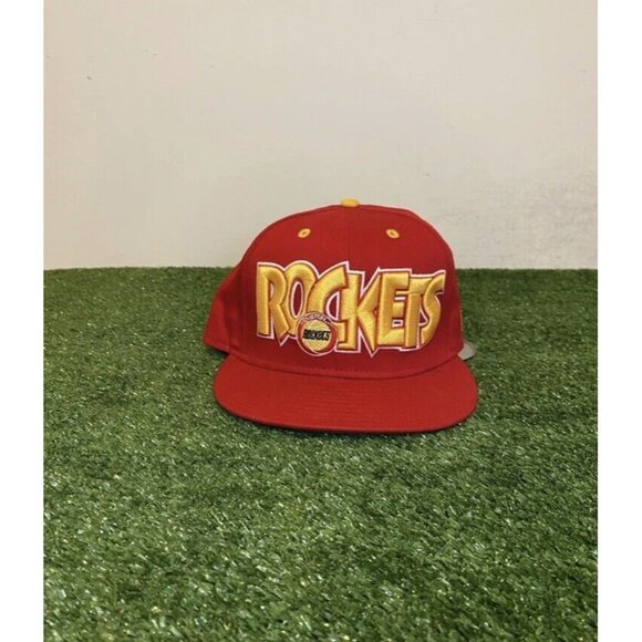 New Era | Accessories | Houston Rockets Hat Cap Snap Back Red Yellow ...